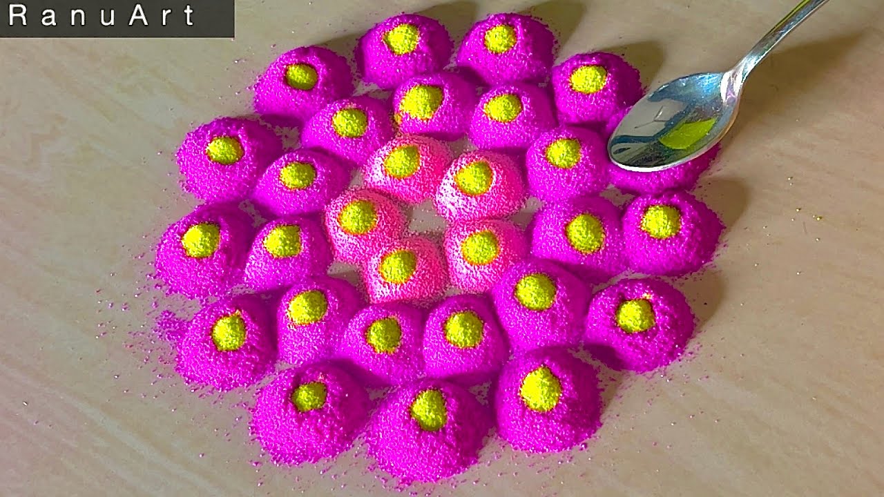 Simple Rangoli | Diwali Rangoli Designs | Navratri Rangoli designs ...