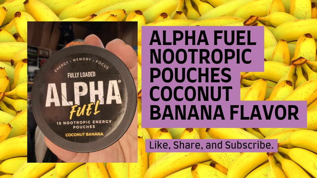 Fully Loaded Alpha Fuel Coconut Banana Flavor Energy Pouches Review ...