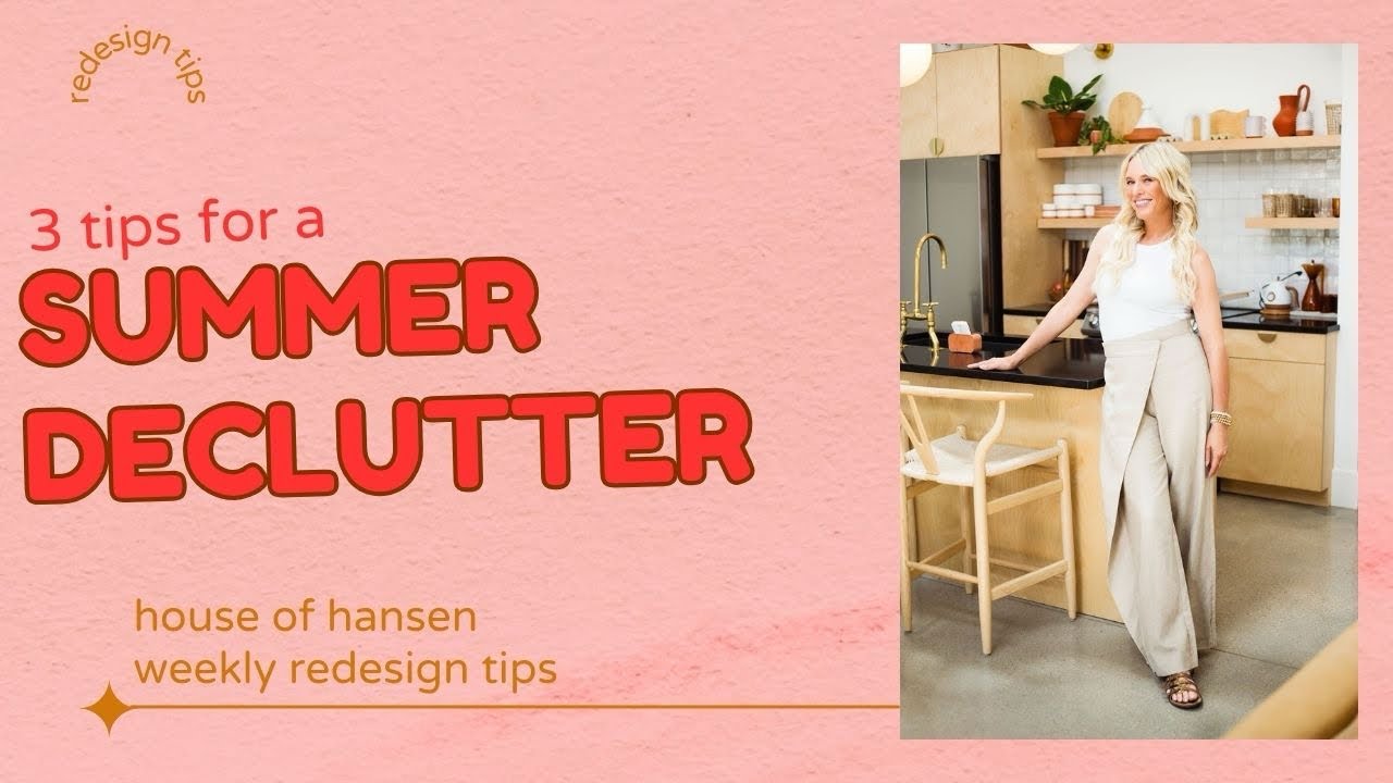 Summer Declutter: 3 Tips - YouTube