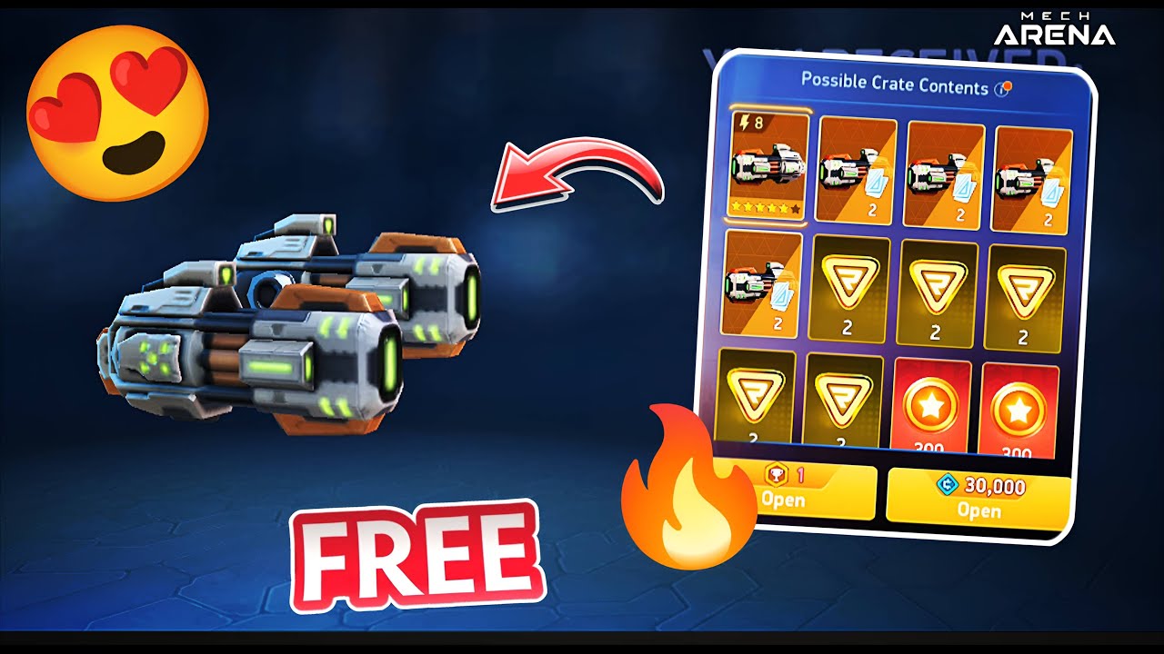 FINALLY Got DISRUPTOR 8 from Crate Rush! 🎉😱 | Mech Arena - YouTube