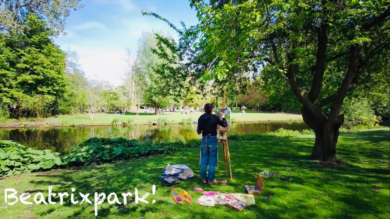 Amsterdam (Netherlands) Cycle in Beatrixpark - May 2021 - YouTube