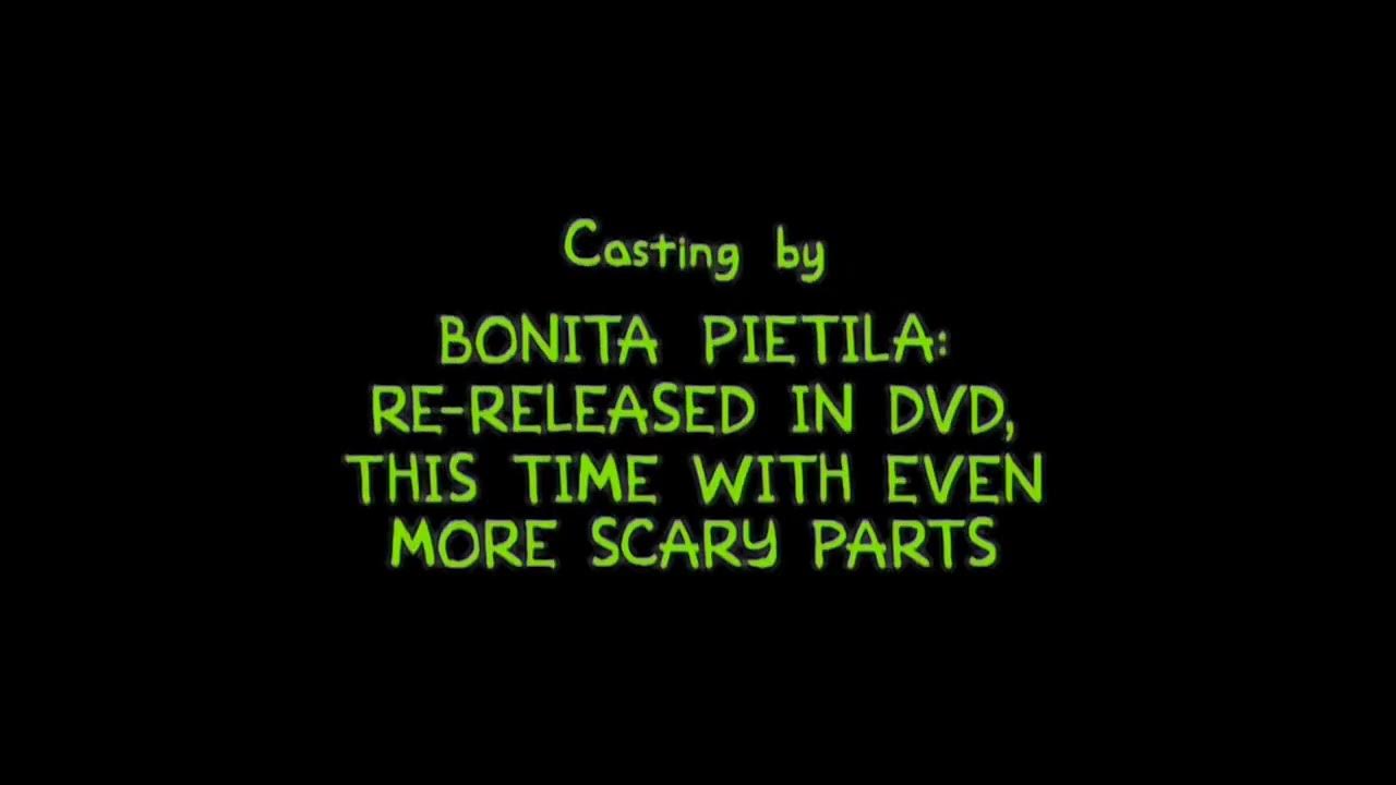The Simpsons Treehouse Of Horror Xi End Credits Youtube