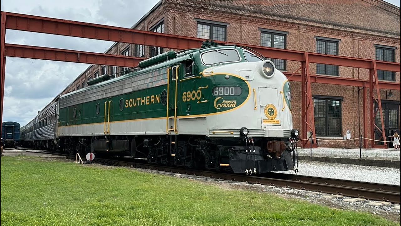 Southern Railroad 6900 E8! North Carolina Transportation Museum Train ...