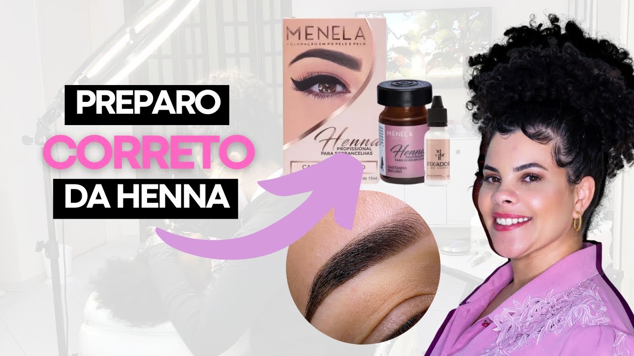COMO PREPARAR CORRETAMENTE A HENNA MENELA | Passo a passo simples - YouTube