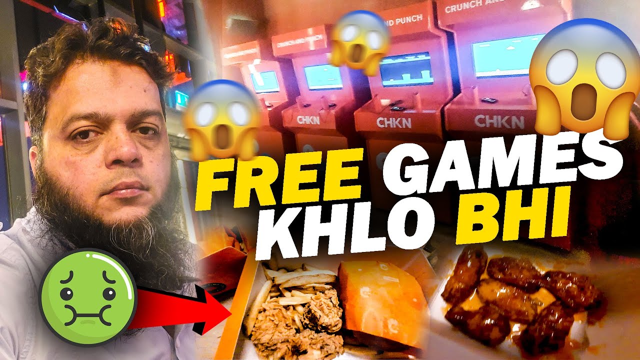 CHKN Burger kay Sath Free Games Bhe Khlo Bhi.... - YouTube