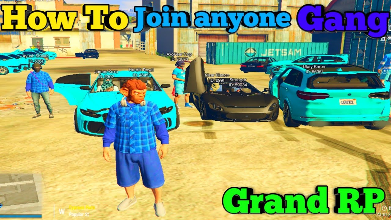 GTA 5 ROLEPLAY | How to Join Anyone Gang In Gta Rp || How to Join Gang ...