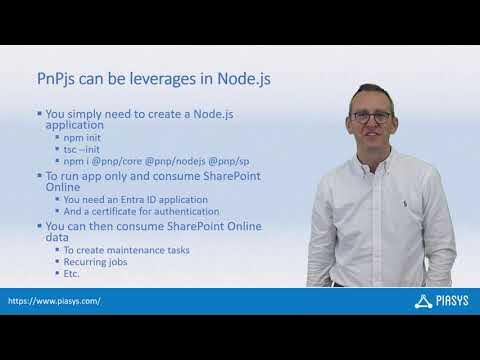 Episode #272 - Using PnPjs from a Node.js application - YouTube