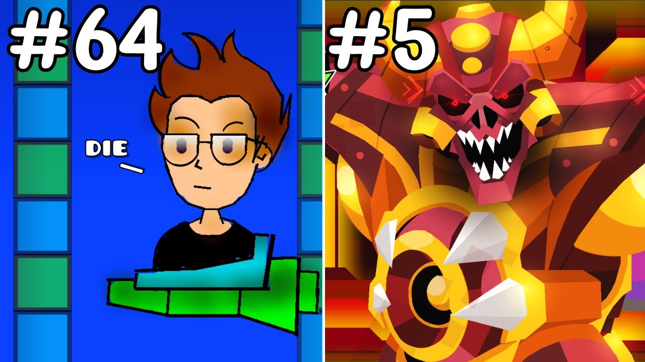 Top Best Bossfights in Geometry Dash! - YouTube