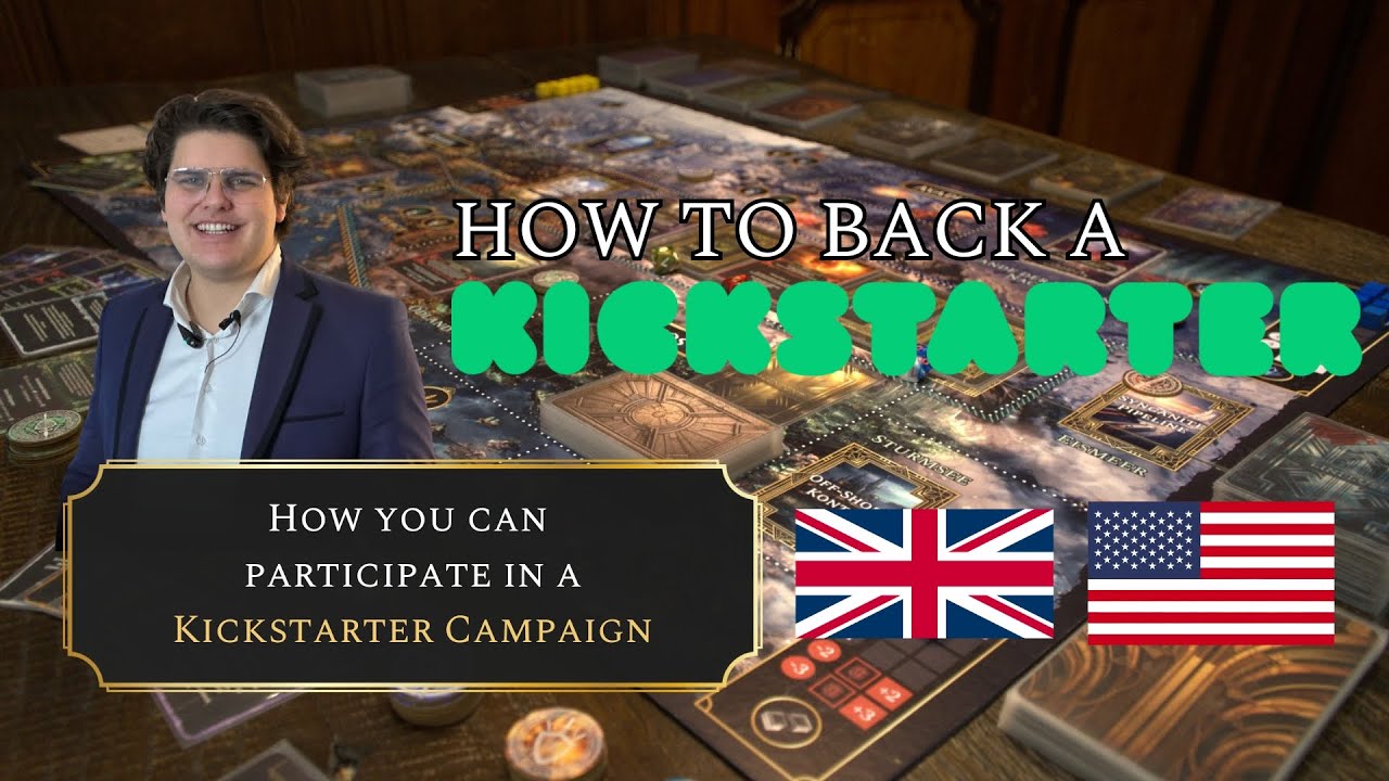 How to back a Kickstarter? Short explanation in English! - YouTube