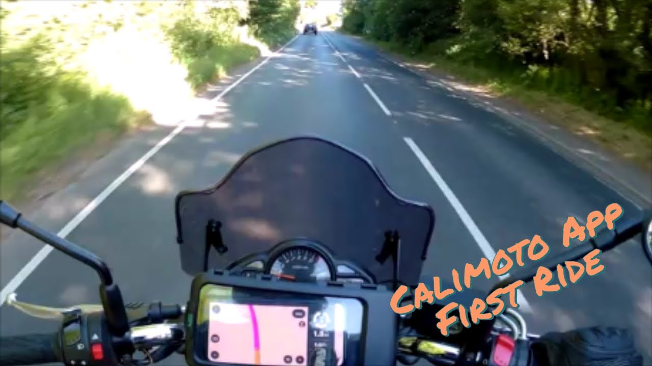 Calimoto App|First Ride - YouTube
