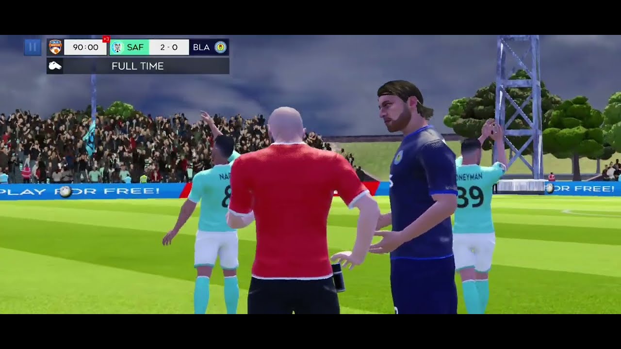 DLS 23 Apk Gameplay, Scoring 2 goals in First half under 3 minutes ...