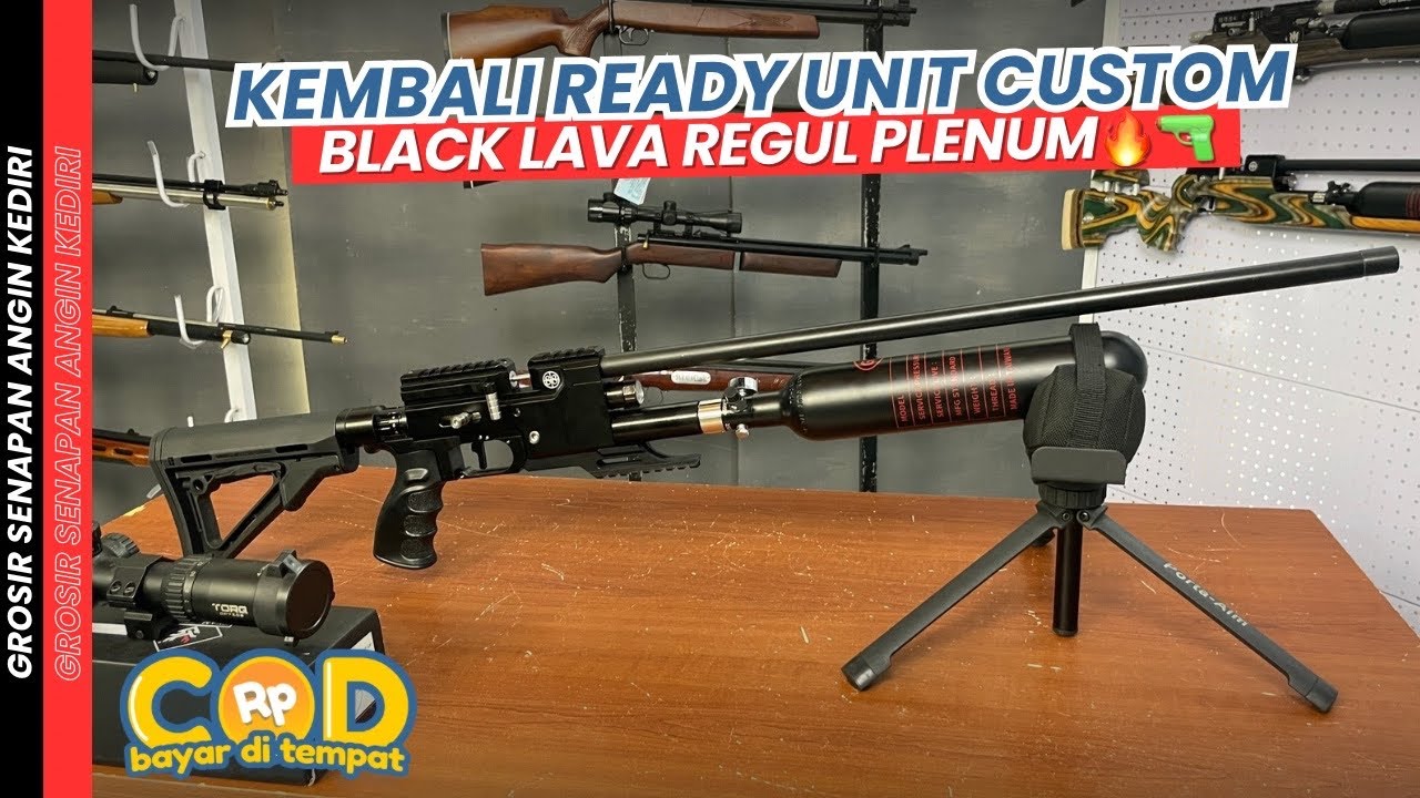 UNIT CUSTOM || BLACK LAVA POPOR TACTICAL || BOCAP CUSTOM SLUG - YouTube