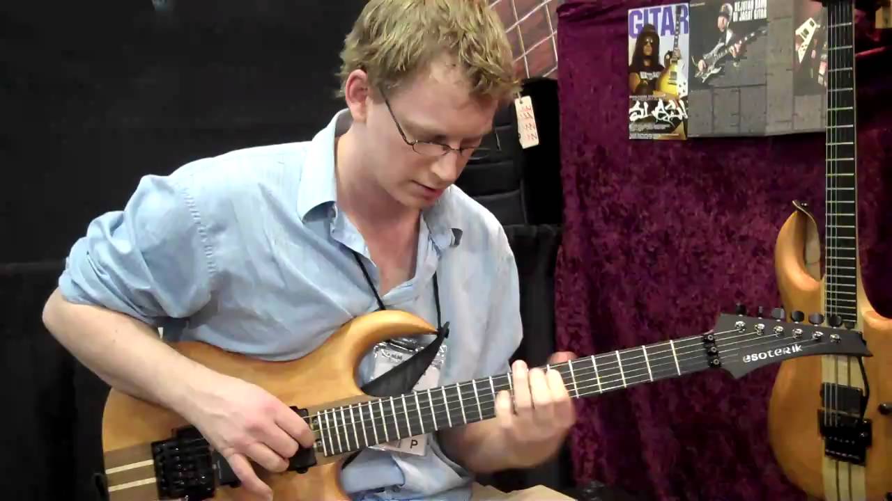 Guitar International Magazine testing out the Esoterik DR-1 Dave ...