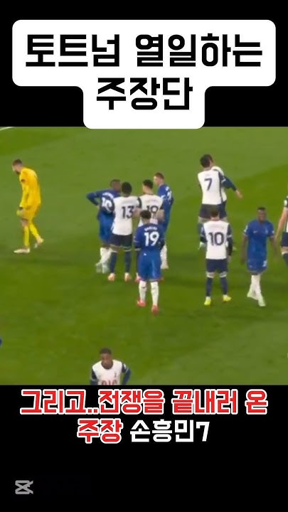 쌈닭 말리는 주장단과 쏘니😮‍💨 #shorts #손흥민 #토트넘 #epl #tottenham #football - YouTube