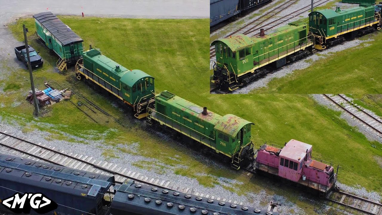 GE Critter Pulls an Alco S1 Out of Storage - YouTube