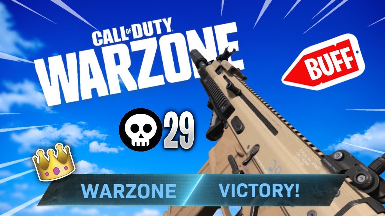 la *LA NUEVA SCAR es el MEJOR FUSIL* de WARZONE - (BUFF FN SCAR 17 ...