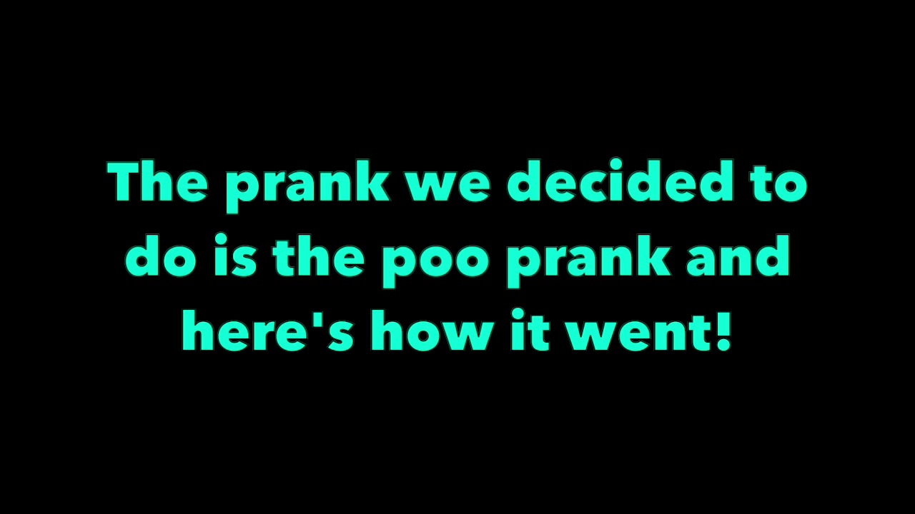 Poo Prank - HILARIOUS - YouTube