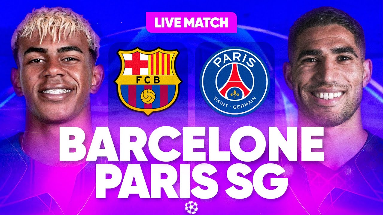 🔴🔵 BARCELONE - PSG LIVE / 🔥ALLEZ PARIS !! / LIGUE DES CHAMPIONS ...