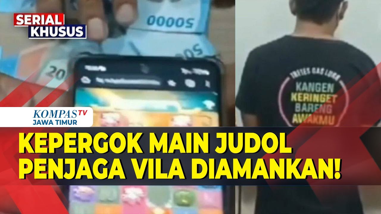 Terpergok Main Judi Online, Penjaga Vila di Pasuruan Jatim Ditangkap ...