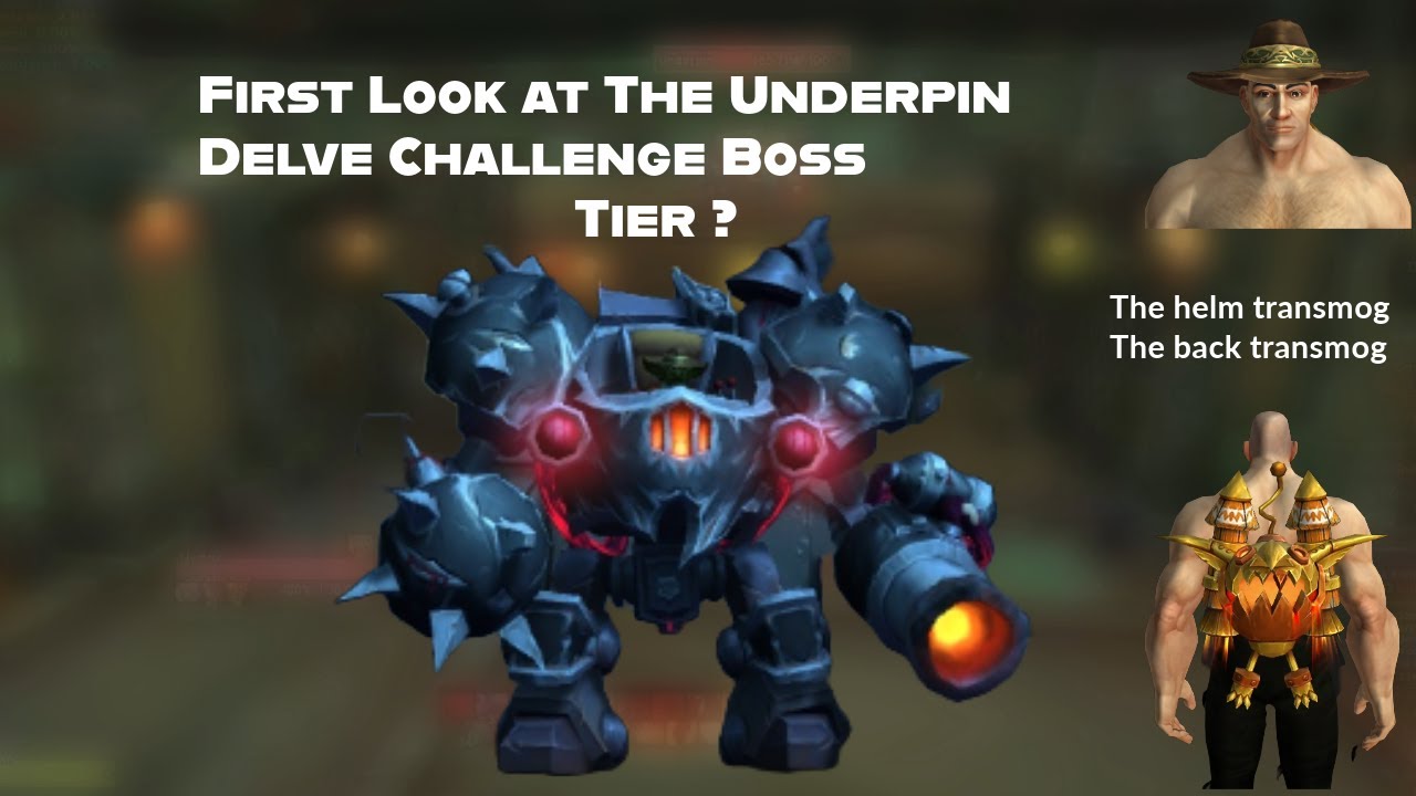 First Look at The Underpin Delve Challenge Boss - YouTube