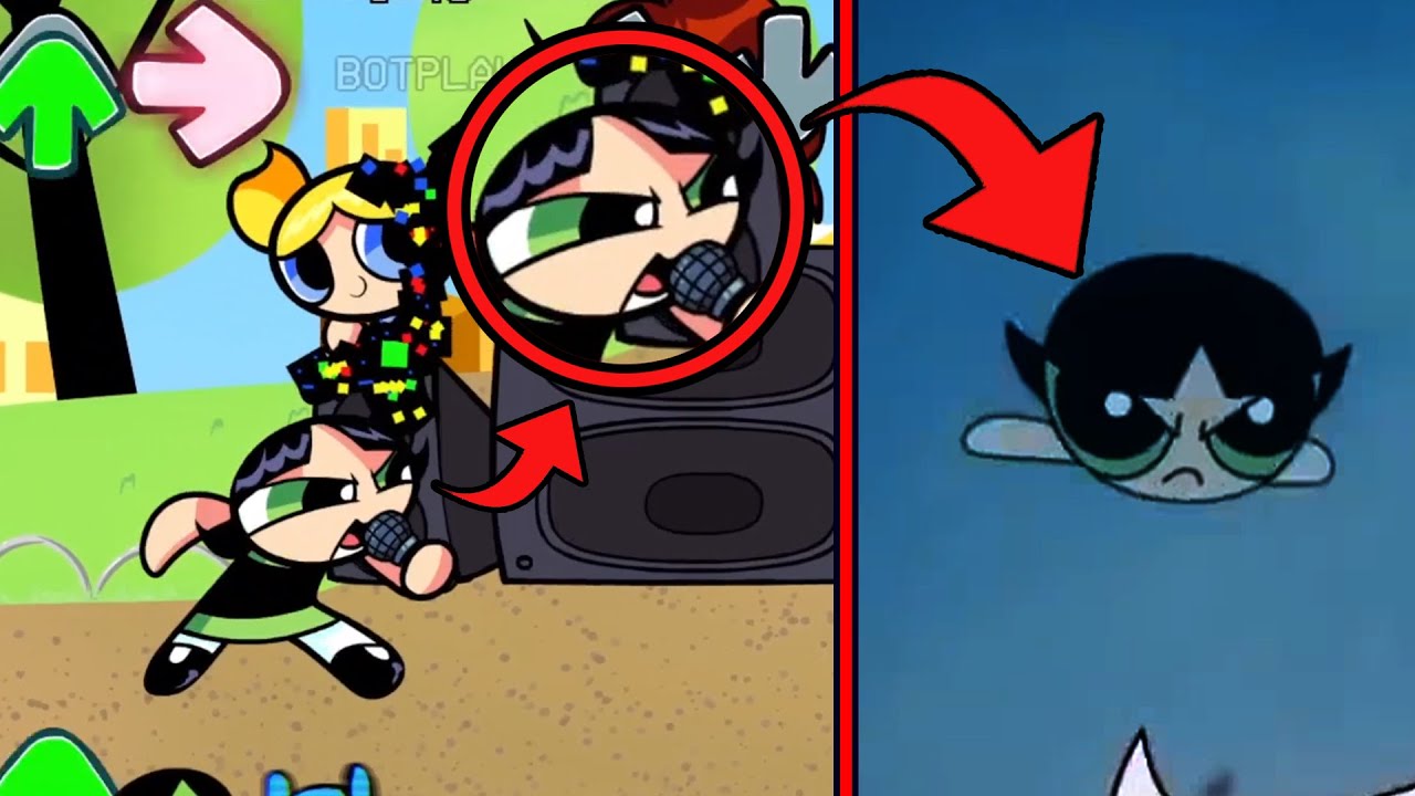 References in FNF vs The Powerpuff Girls | Come And Learn With Pibby ...