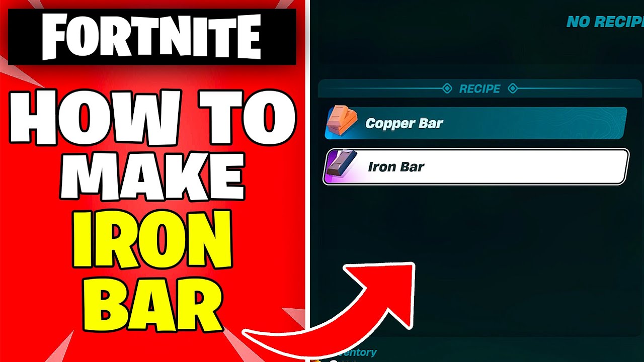How to Make Iron Bars in Lego Fortnite - YouTube