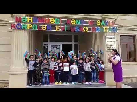 10sayli usaq baxcasi.Bayraq günü