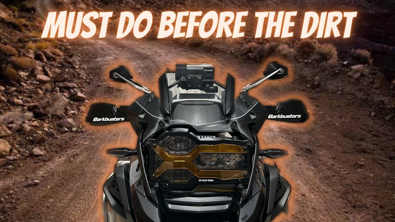 Getting my BMW GSA off road ready - YouTube