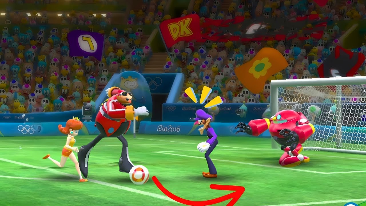 Princess Power! 👑 Peach & Daisy Face Bowser & Eggman in a Football ...