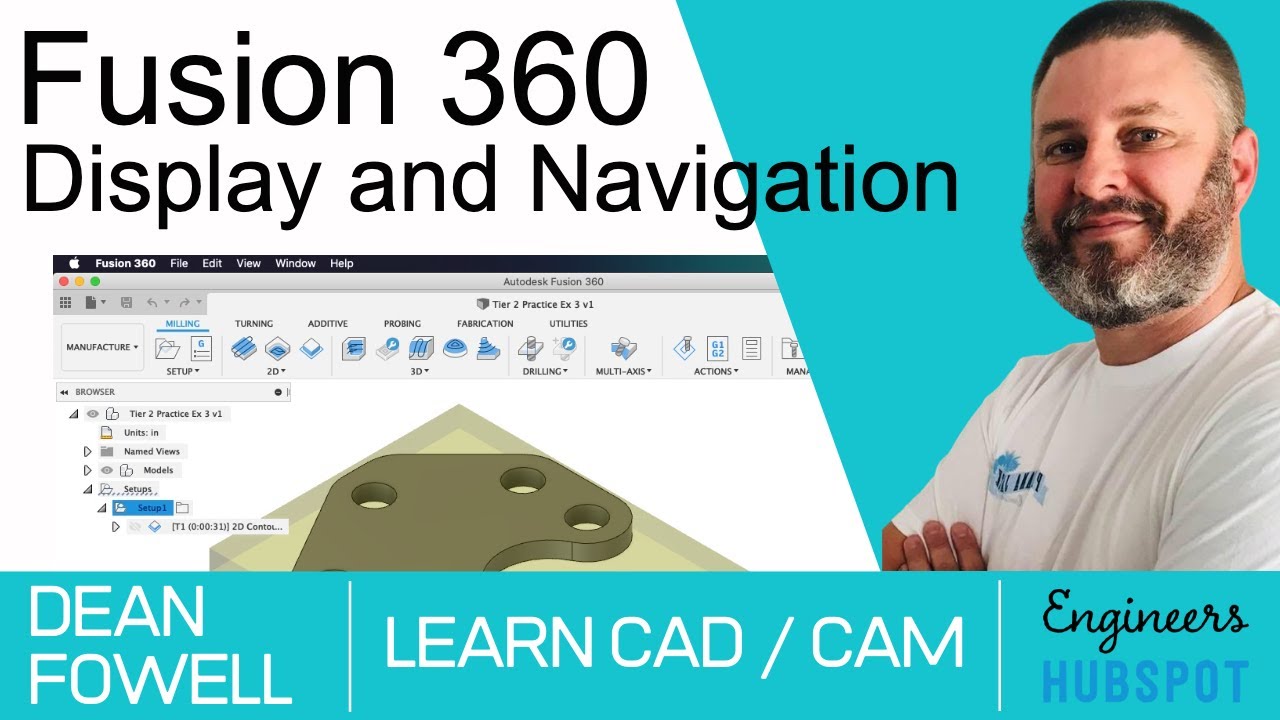 Fusion 360 Display and Navigation - YouTube