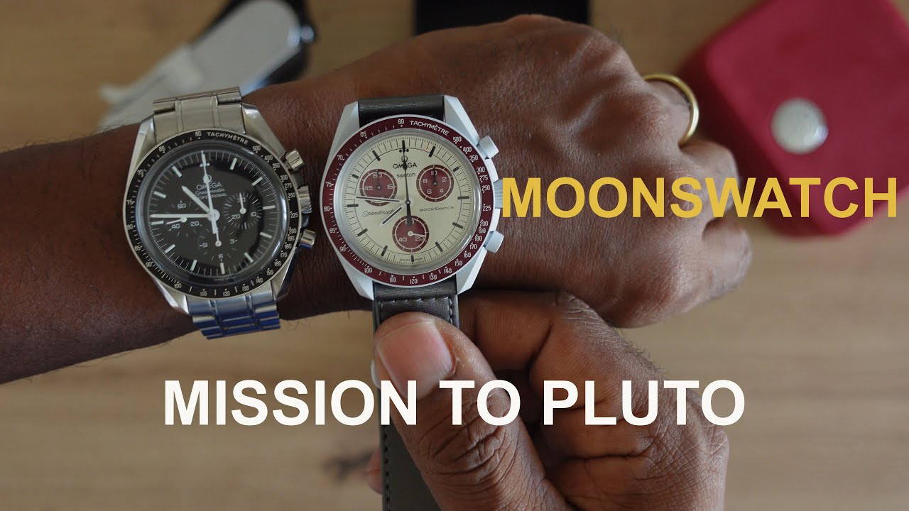 Moonswatch mission to pluto, hommage à la speedmaster moonwatch de ...