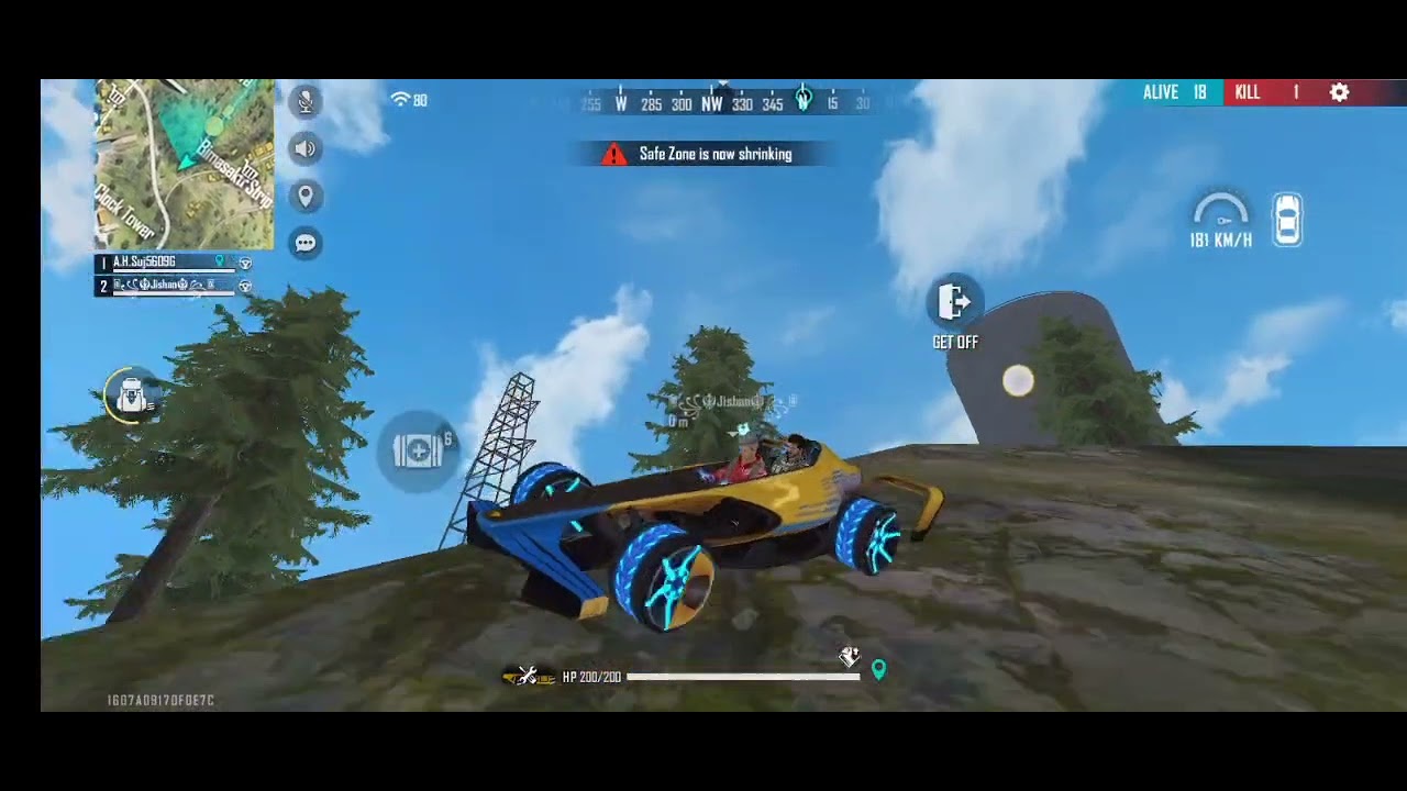 reaching car with BD ff Gaming - YouTube