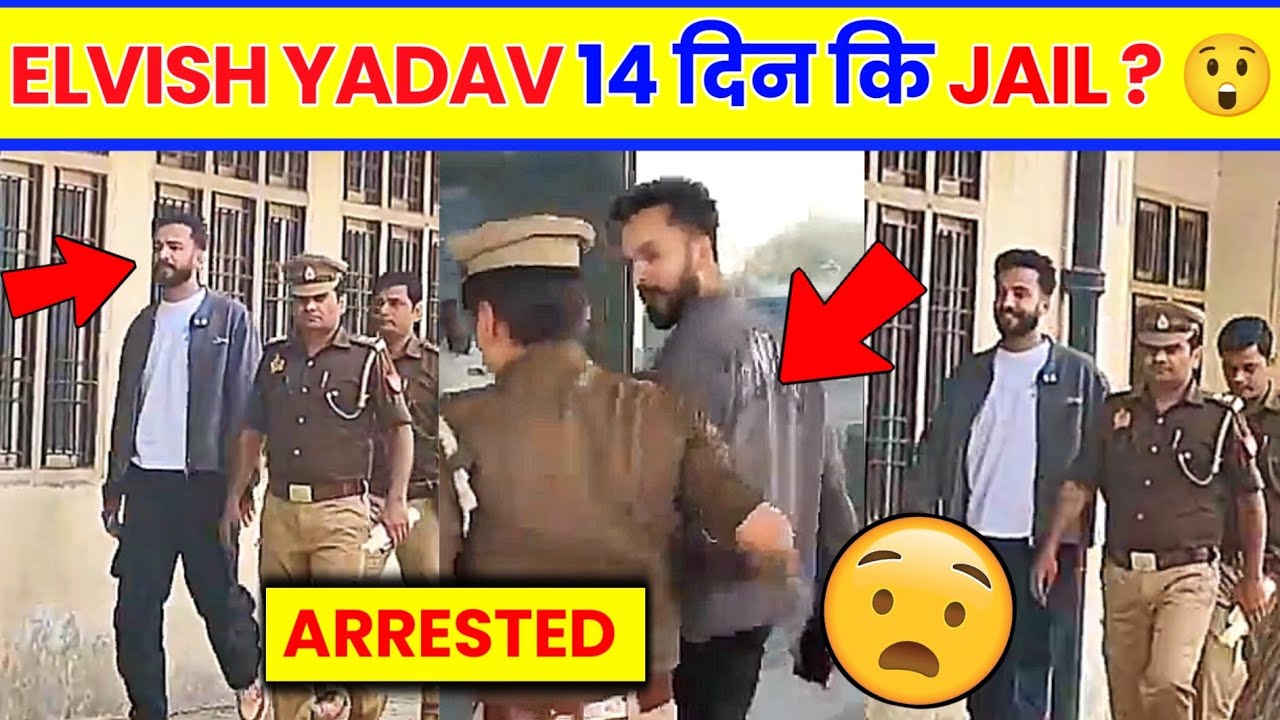 😧Elvish yadav 14 Days On Police Custody | Elvish yadav ARRESTED news ...