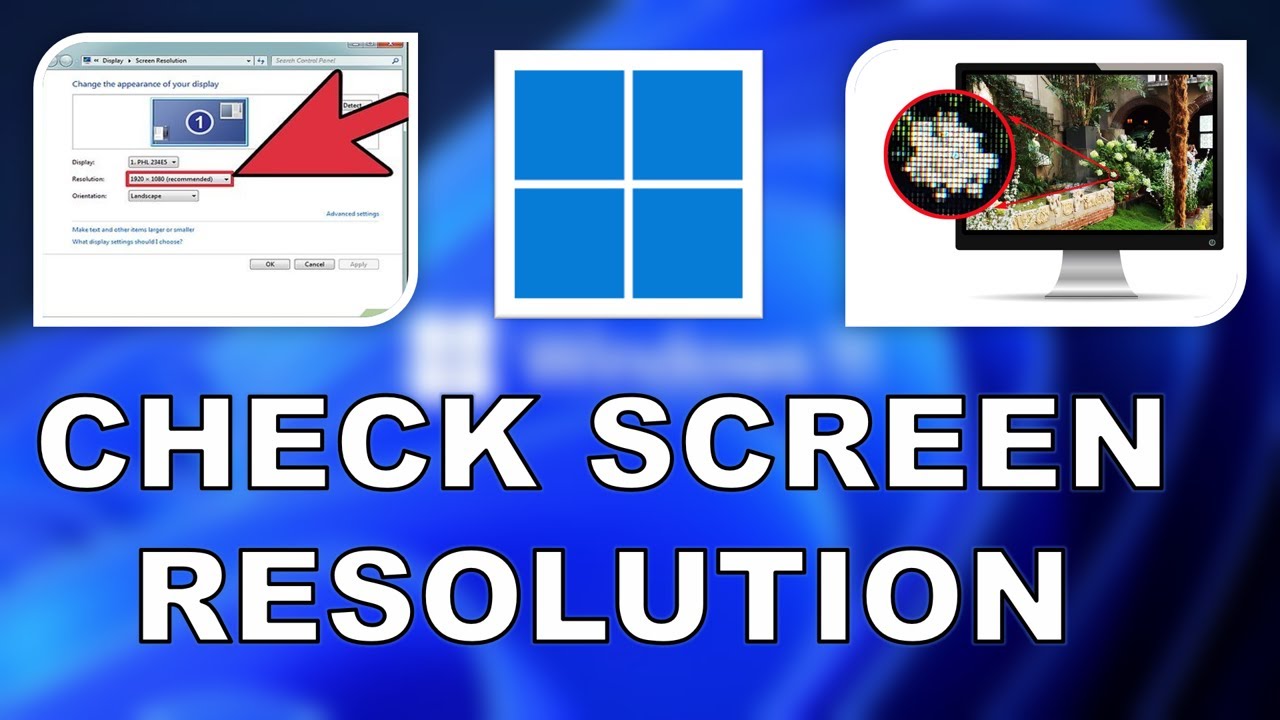 How To Check Screen Resolution In Windows 11 YouTube How To Check Screen Resolution In Windows 11 YouTube