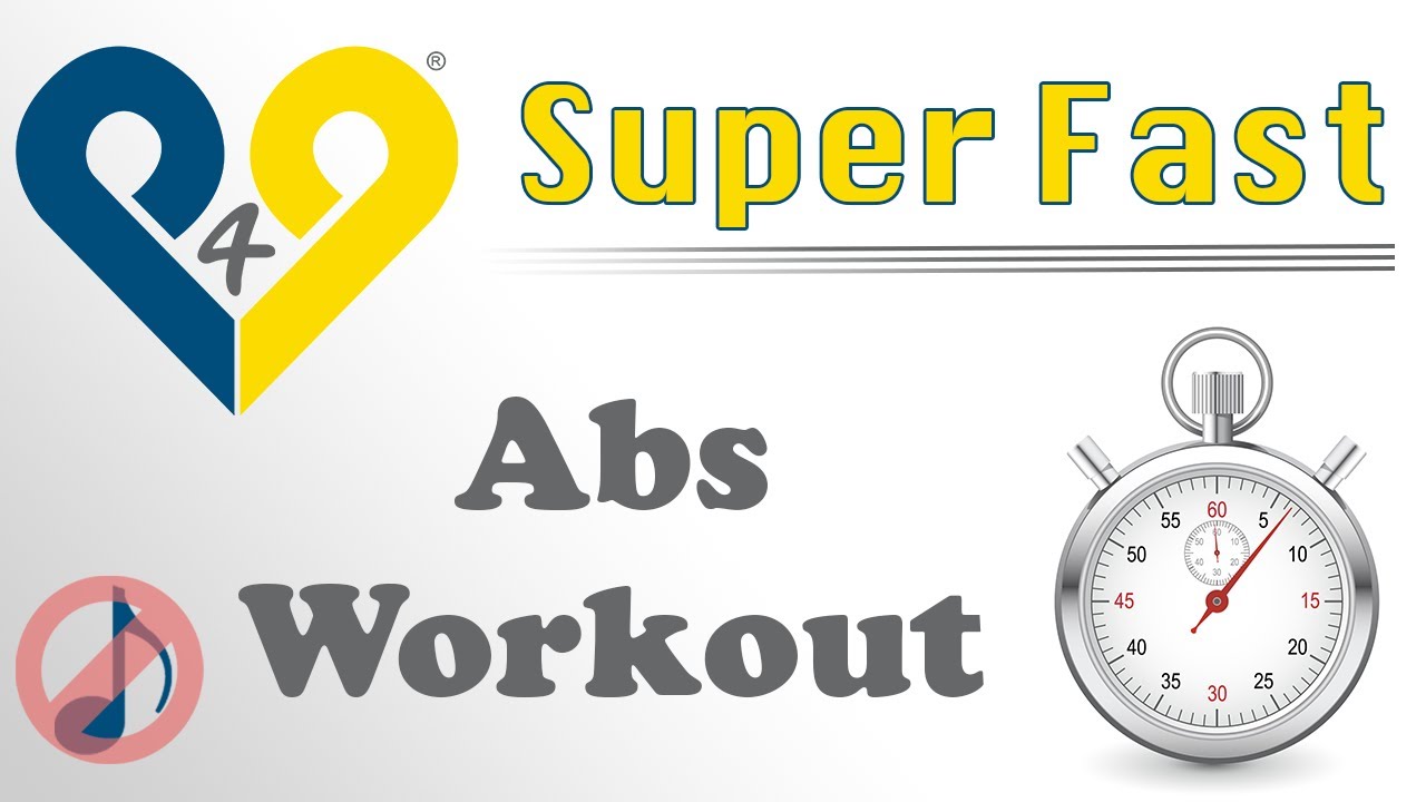 Super Fast Abs Workout - Level 1 (No Music) - YouTube
