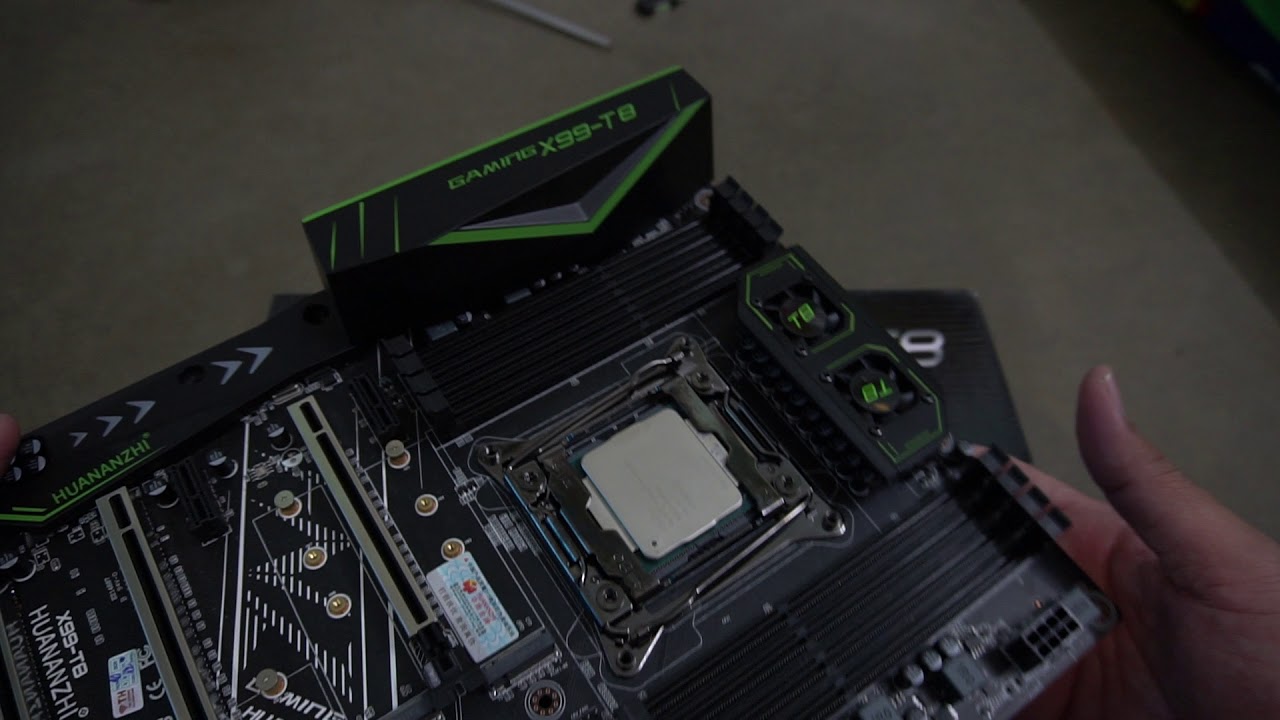 TRÊN TAY NHANH Mainboard HUANANZHI X99-T8 chạy CPU E5-2673v3 IN FAST ...