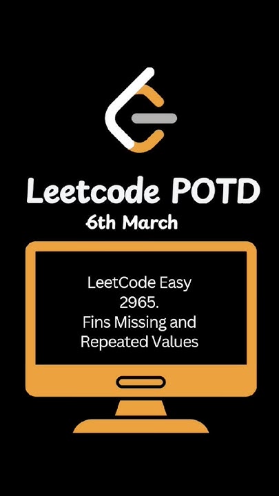 Leetcode POTD 6th March #leetcode #leetcodeproblemoftheday #dsa - YouTube