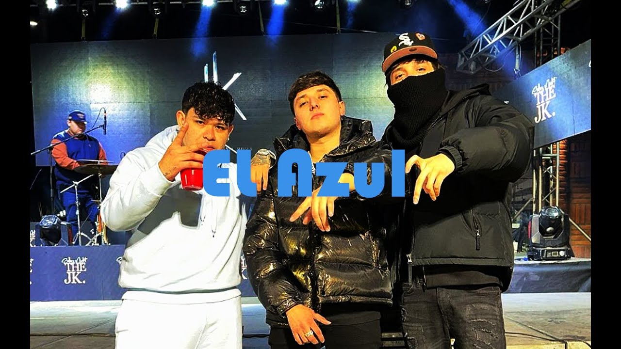 El Azul - Junior H, Peso Pluma (letra) - YouTube