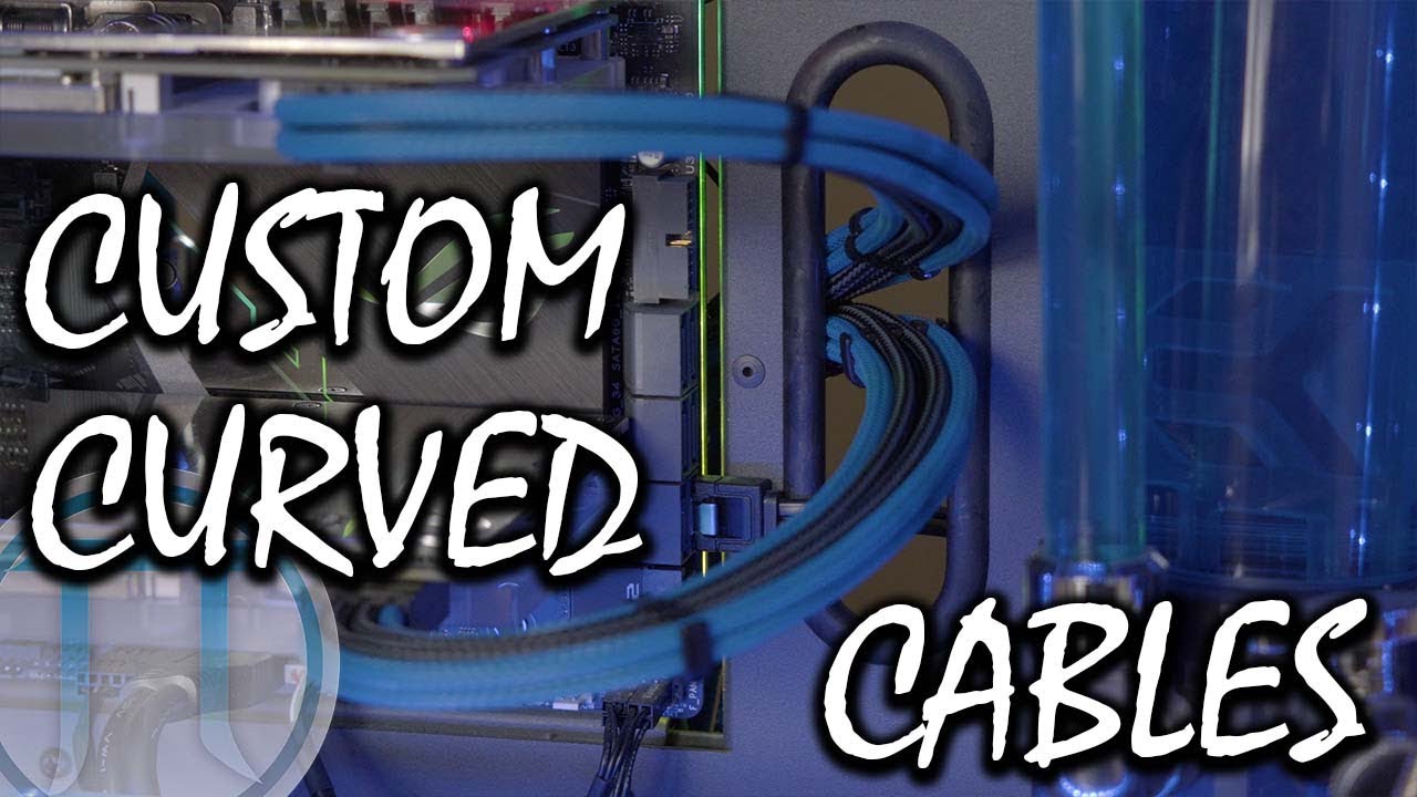 Create you own custom CURVED braided cables - YouTube