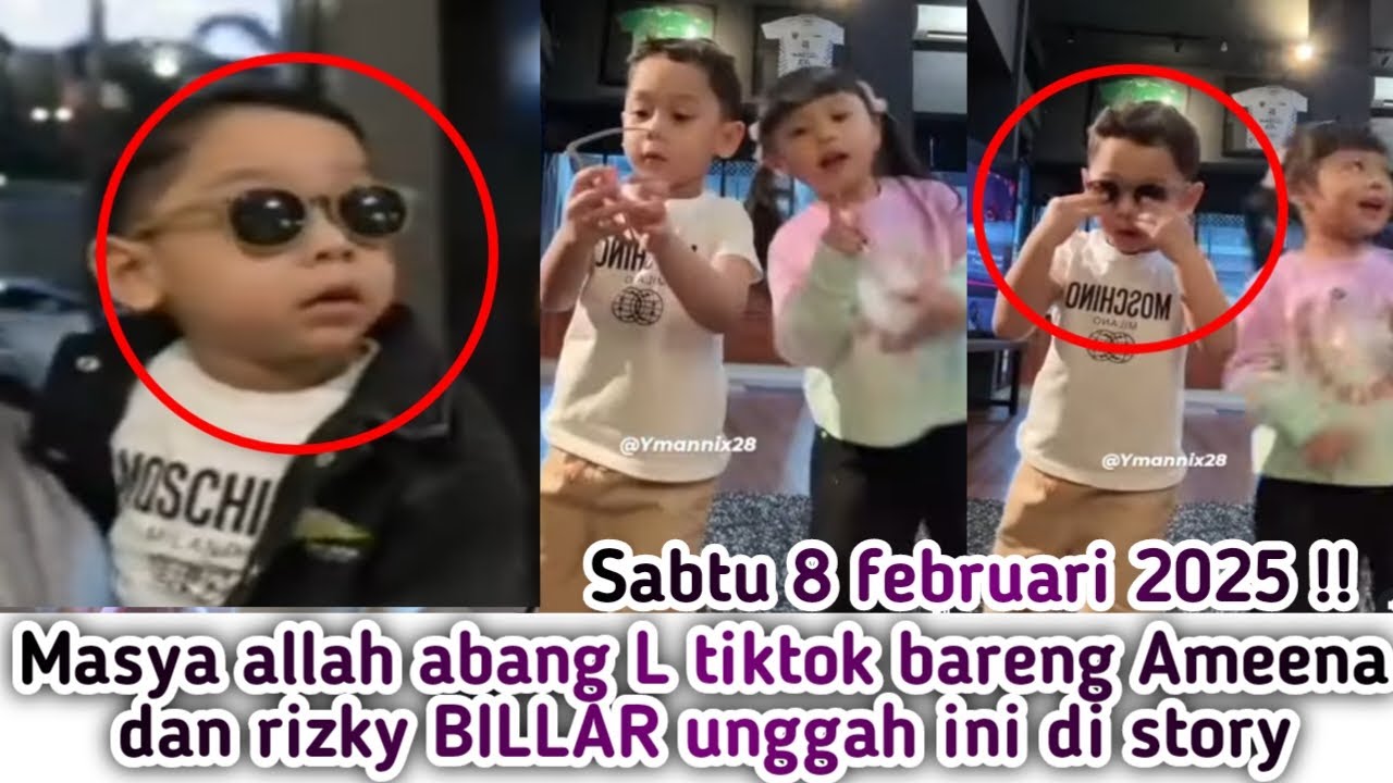 KEREEN ABANG L TIKTOK BARENG AMEENA SALFOK PAKE KACAMATA HITAM ABANG L ...