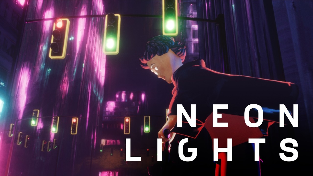 NEON LIGHTS | Animated Short Film - YouTube