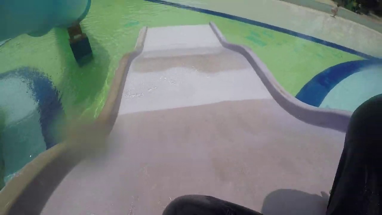Fun POV Kids Water Slide Pool - YouTube