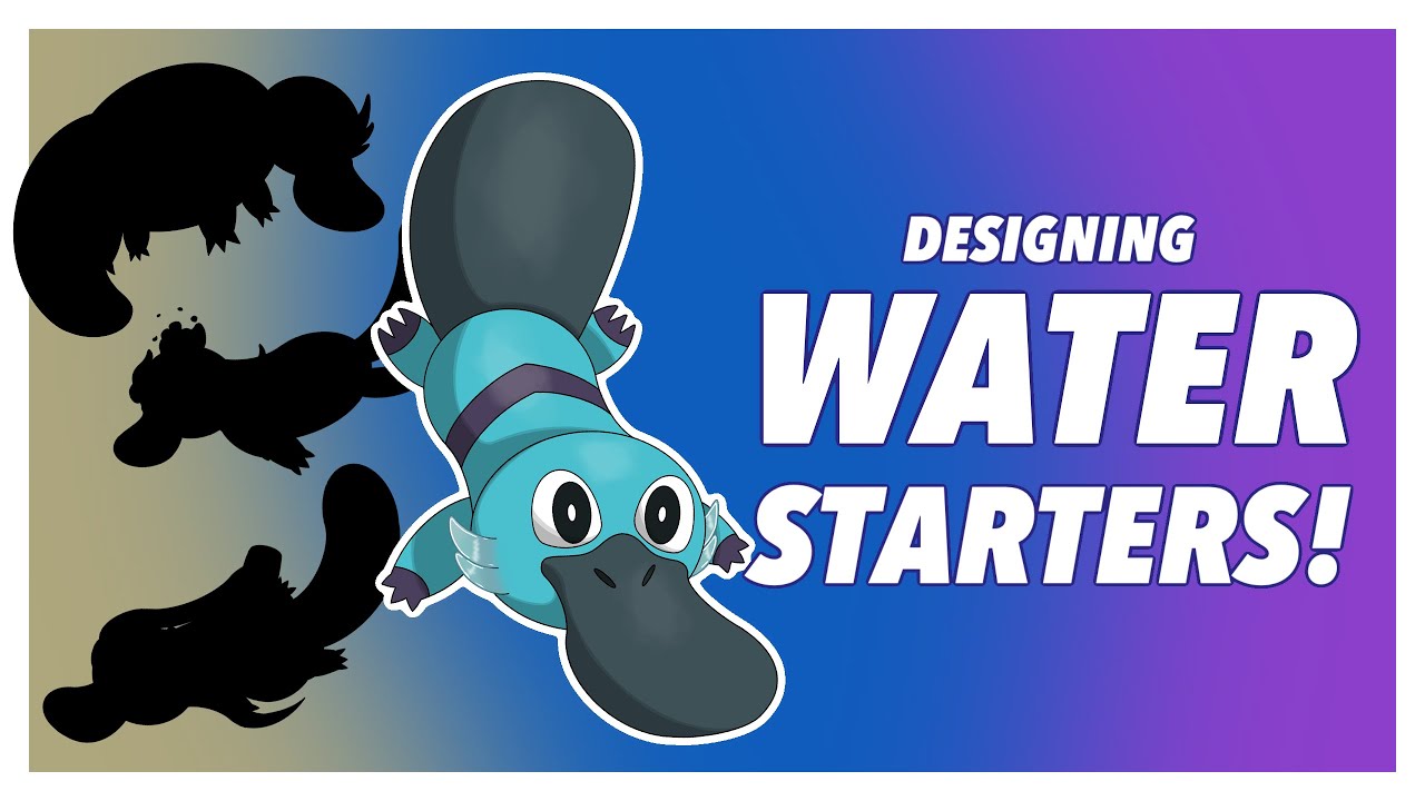 Let's Design WATER STARTER Fakemon! - YouTube