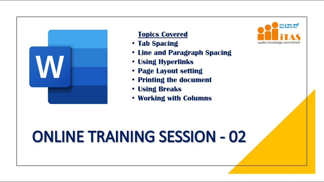 MS Word Session - 02 (April 2020, 11AM Batch) - YouTube