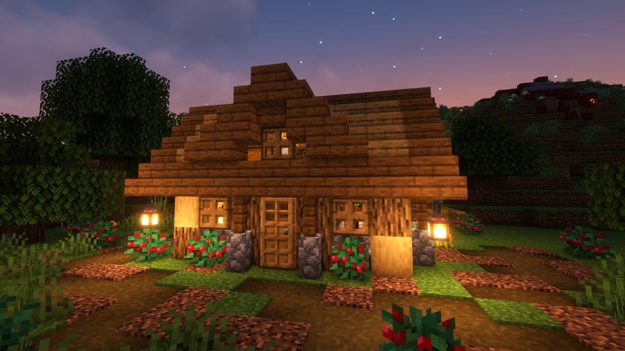 Minecraft: CUM SA CONSTRUIESTI O CASA DE INCEPUT - YouTube