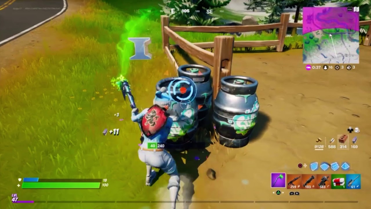 Fortnite gameplay on backbone - YouTube