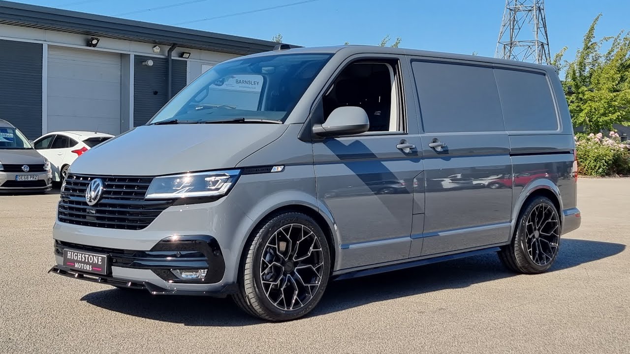 vw transporter panel van t6.1 modified - YouTube
