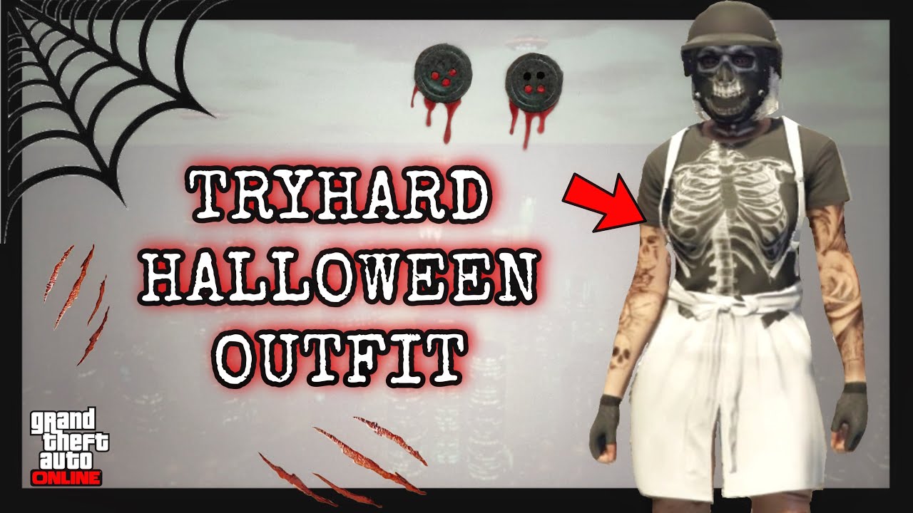 GTA 5 ONLINE - MODDED FEMALE HALLOWEEN OUTFIT TUTORIAL (SPOOKY ) 1.62 ...