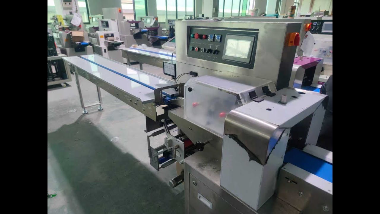Automatic Packaging Machine for Protein Bars and Peanut Bars with ...