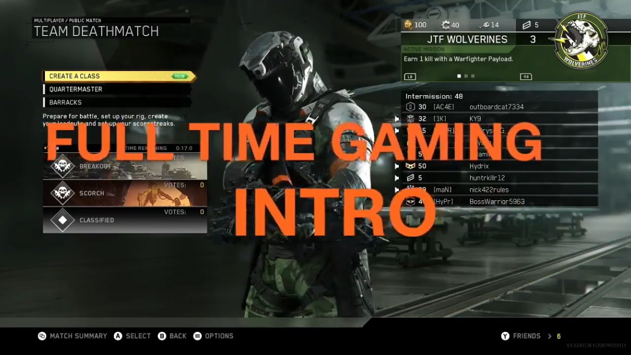 Full Time Gaming intro to channel! - YouTube